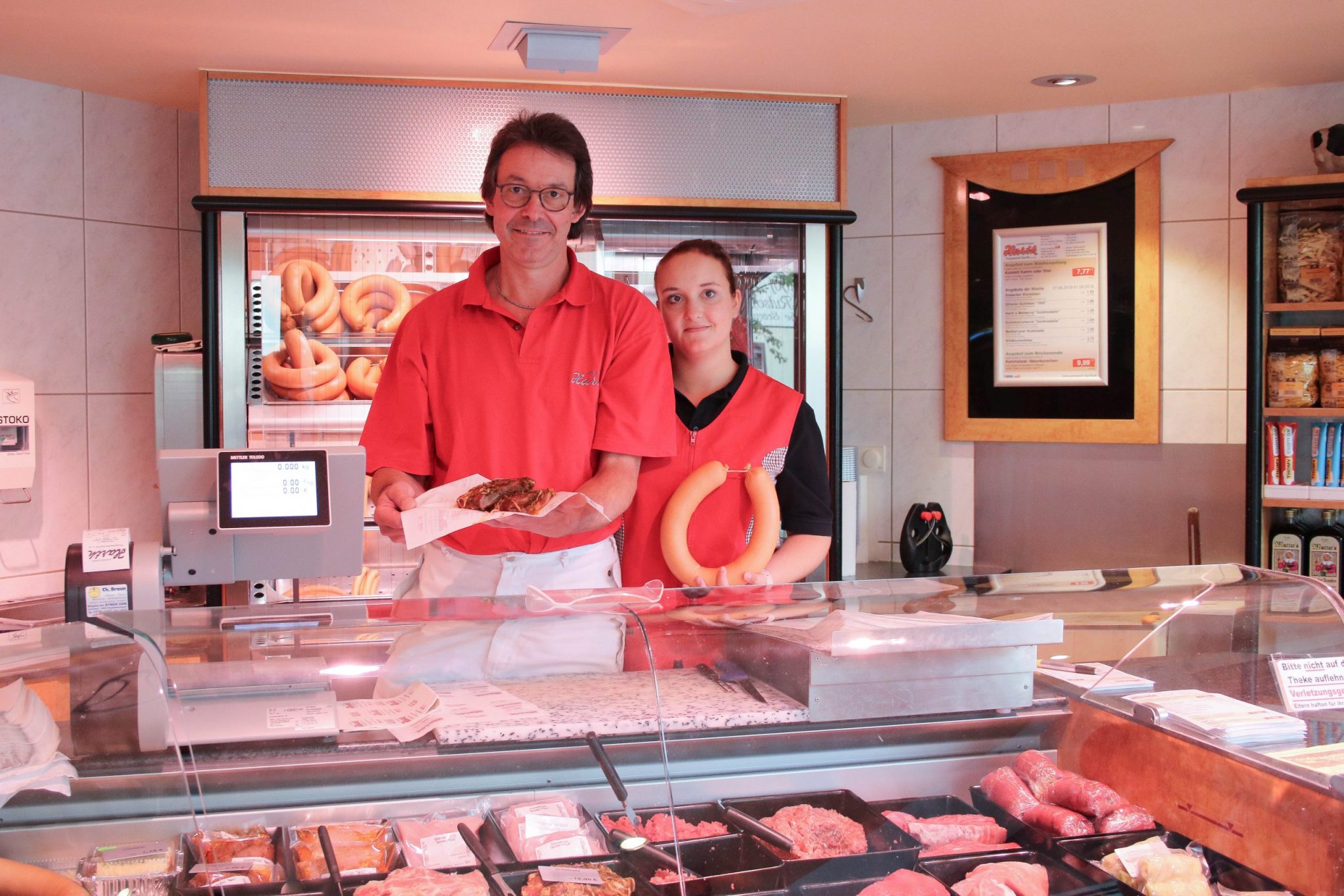 Es geht um die Worscht: Die Metzgereien Harth und Hamm in Stadecken ...